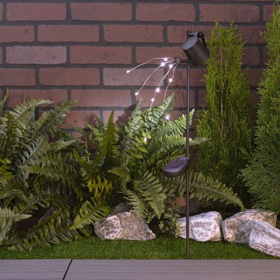 Watering Can Solar Stick Light - Sprinkle some fun into your accent ...