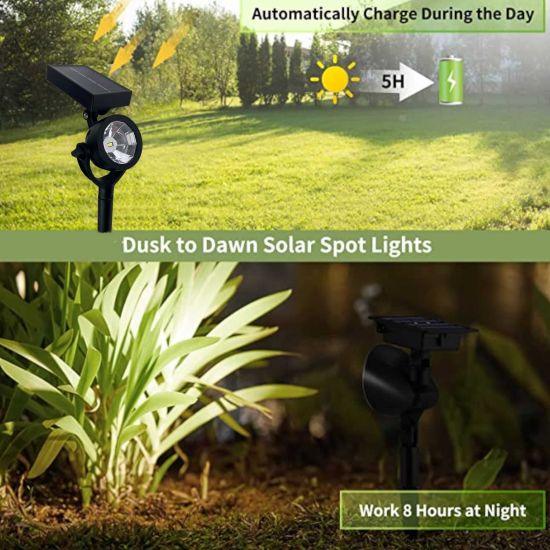 3 PACK of Sterno Home Paradise Solar LED Accent Spotlights With ...