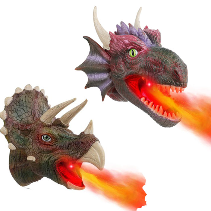 Fire Breathing Hand Puppet with Roaring Sound And LED Light Up Effects ...