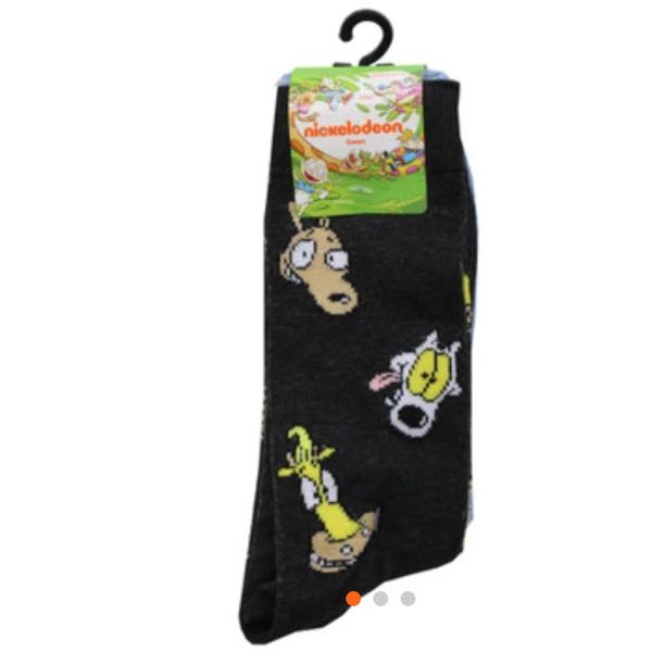 4 Pack of Nick Toons Socks - 1 Pair of Rug Rats "Lookin' Good!" Socks ...