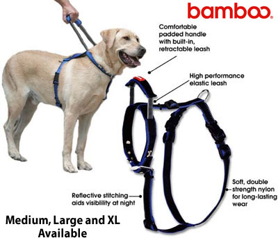 Bamboo Quick Control Harness + Built In Leash - Med - XL Available ...