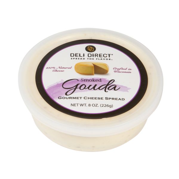 4 PACK of Deli Direct Smoked Gouda Cheese Spread - 8oz per tub - These ...