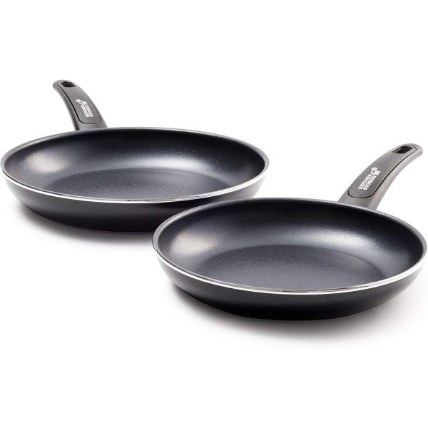 Set of TWO Searsmart Nonstick Frypans - 9.5" and 11" - Induction ...