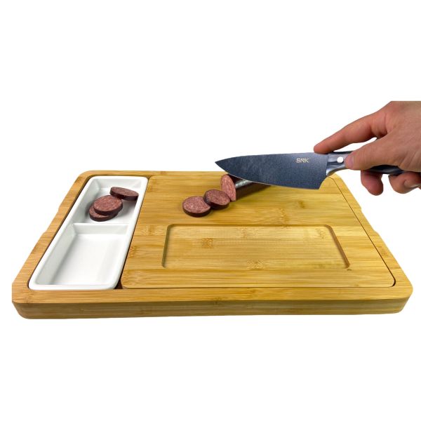 KITCHEN COMBO DEAL - Leaf Life 3 Piece Bamboo Cutting Board Set AND Pro ...