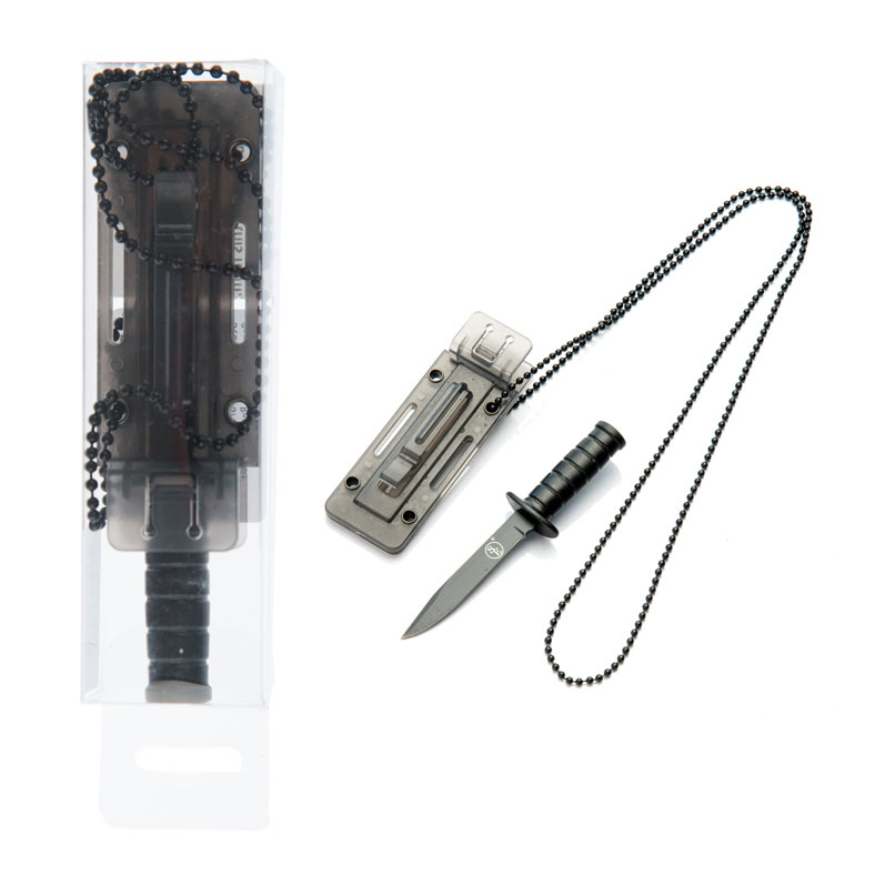 Low as $2.89 each! Chain Lanyard Knife with Stainless Steel Fixed Blade ...