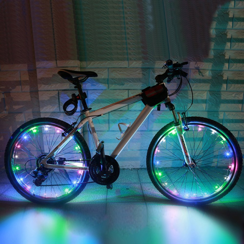 Bicycle LED Spoke Lights -Set Of 2 For Your Front and Back Wheels ...