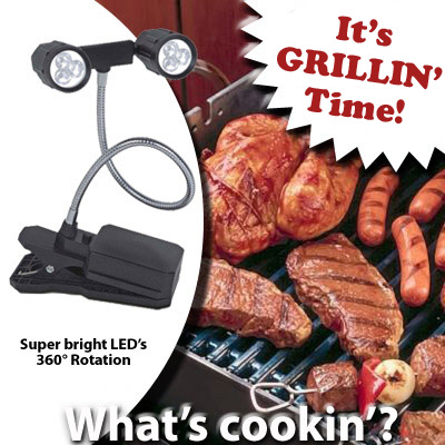 Adjustable LED BBQ Grill Light - THAT Daily Deal