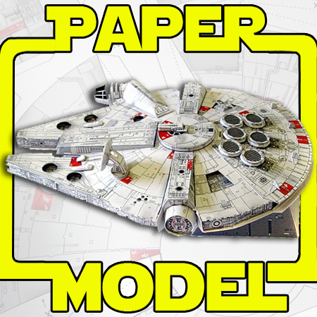 Star Wars Millennium Falcon Paper Model - THAT Daily Deal