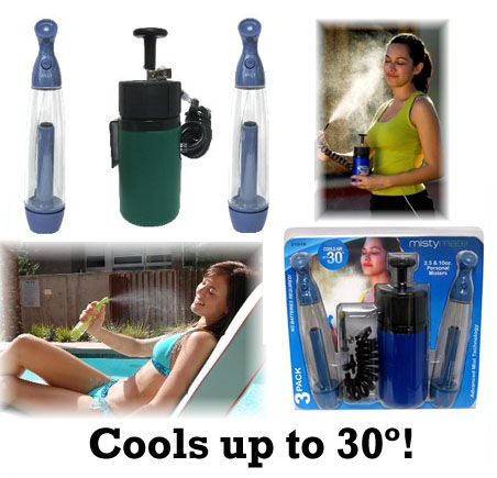 Misty Mate Personal Misters Combo Pack (3 Pack) - THAT Daily Deal