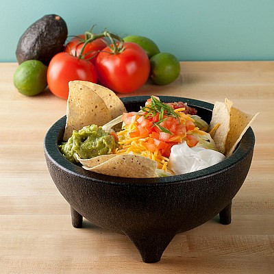 SET OF 2 - Large Molcajetes with Pestles (Mortar and Pestle) - Perfect ...