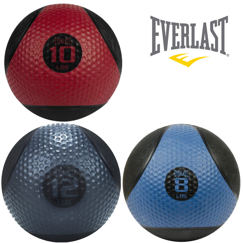 Everlast Medicine Balls - 8 or 10 or 12 Pounds - Great for overall body ...