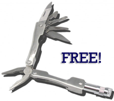 FREE - Multi Function Tool w/ LED Light - THAT Daily Deal