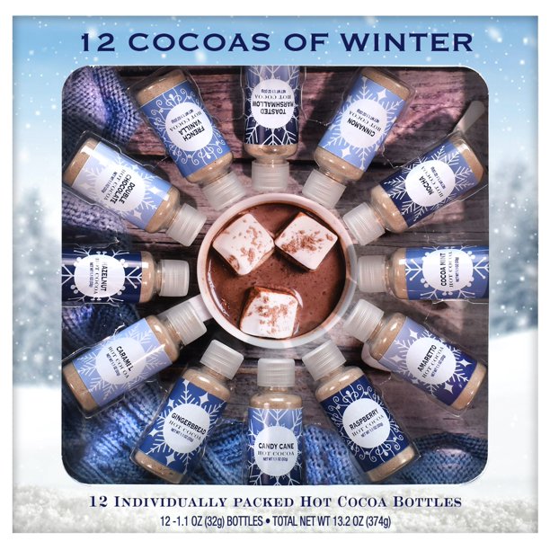 12 Cocoas of Winter - Includes 12 different gourmet flavors of cocoa ...