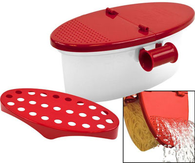 Microwave Pasta Boat Deluxe - Never Boil Water For Pasta Again! As seen ...