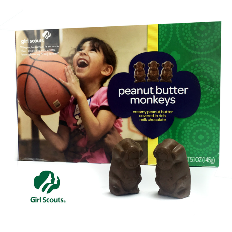 That Daily Deal - 2 Boxes Of Girl Scout Peanut Butter Monkeys - Creamy ...