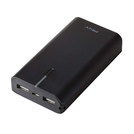 PNY 6600mAh 2-Port Rechargeable Power Bank for Phones and Tablets ...
