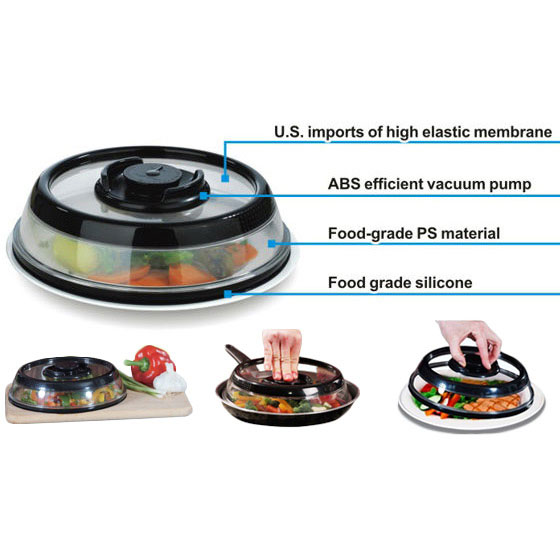 THESE ARE AWESOME! SEE THE VIDEO! Set of 2 Press Dome Instant Vacuum ...