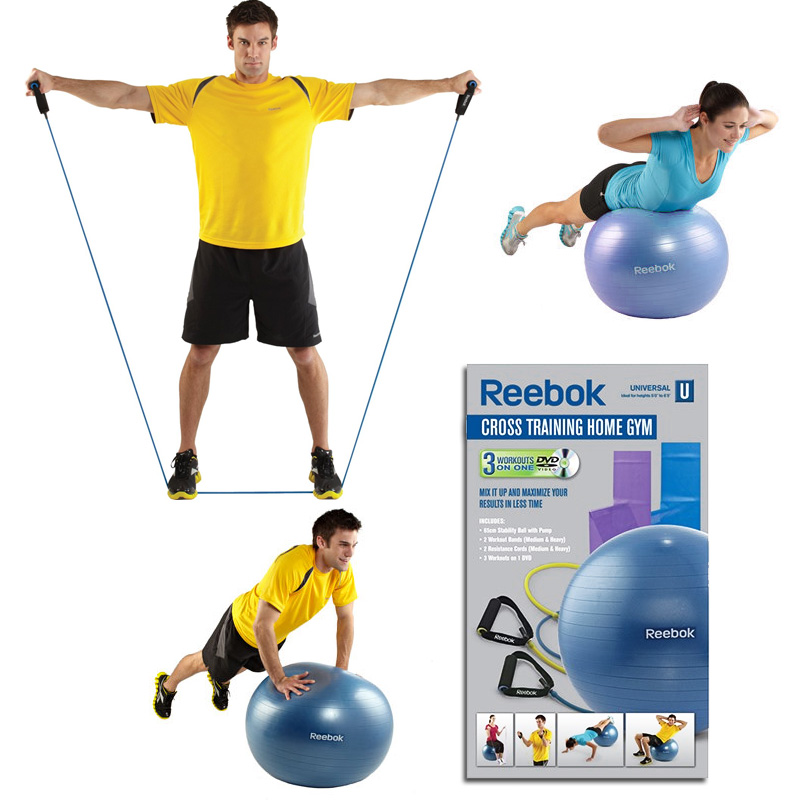 Reebok Cross Training Home Gym Kit w/DVD Workout - SHIPS FREE! - THAT ...