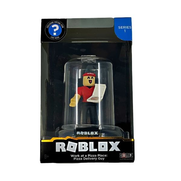 SET OF THREE - Roblox Series 1 Figures: Welcome To Bloxburg Tom Figure, Work at a Pizza Place ...