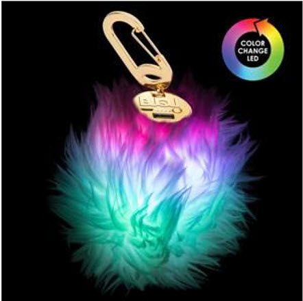 BUQU Power Poof Color Changing LED Power Bank - This fun little poof ...