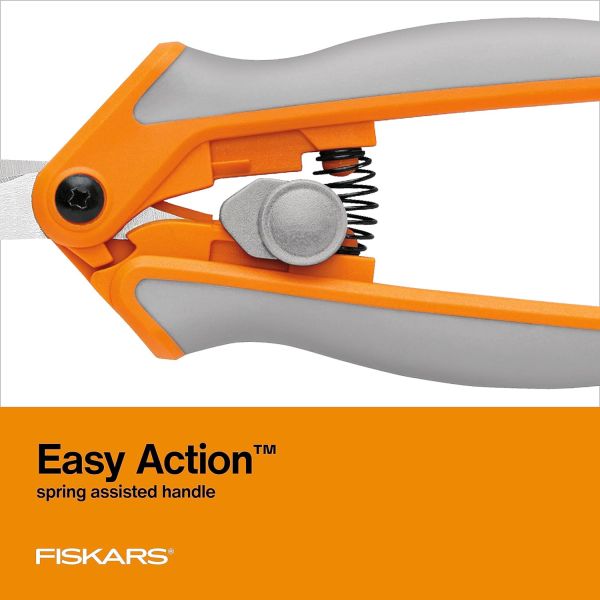 Fiskars Spring Assist RazorEdge Micro-Tip Easy Action Scissors - 6 ...