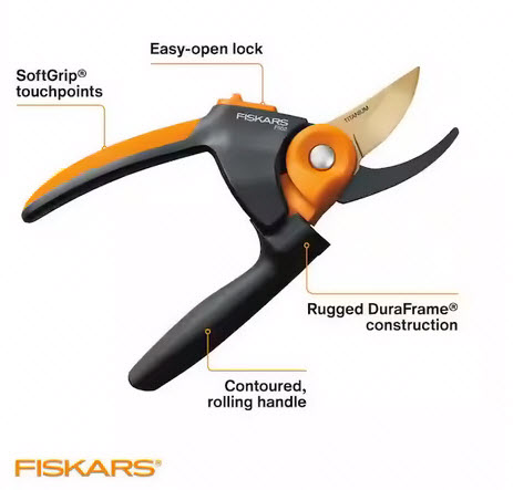 Fiskars PowerGear2 3/4 in. Cut Capacity TITANIUM Coated Blade with ...