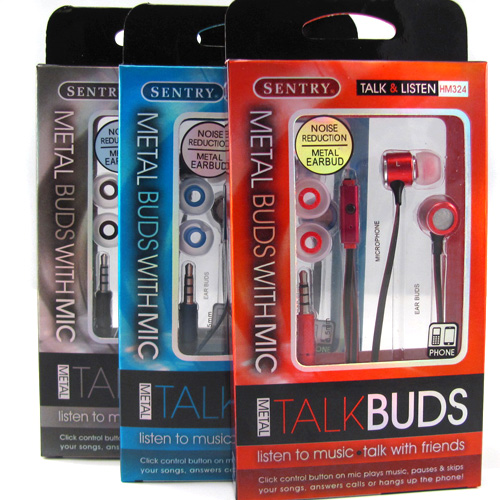 Talk & Listen Metal Talk Buds - Control Your Phone/MP3 Player & Take ...