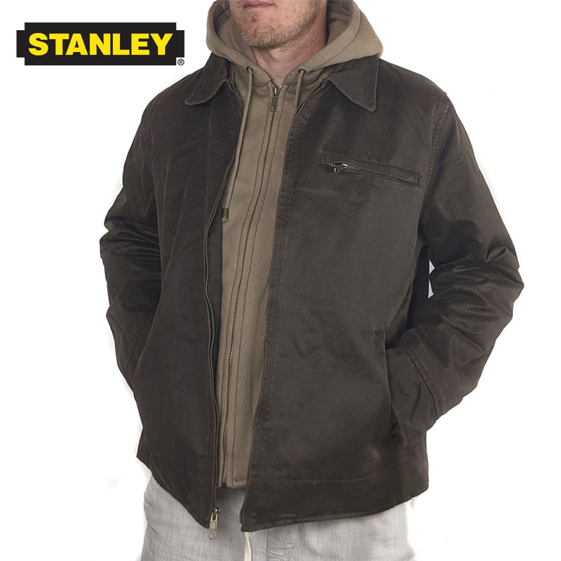 Stanley Coated 'Antique' Cotton Jacket with Zip-Out Hood - This is an ...
