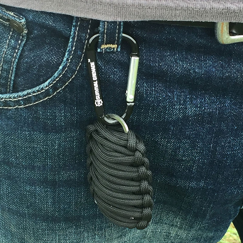 Survival GRENADE Emergency Paracord Key Chain Survival Kit - Includes ...