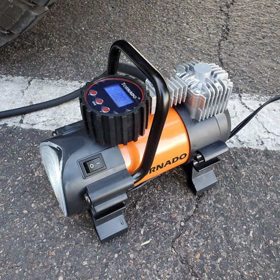 Tornado Portable Air Compressor With Built in Work Light - Don't be ...