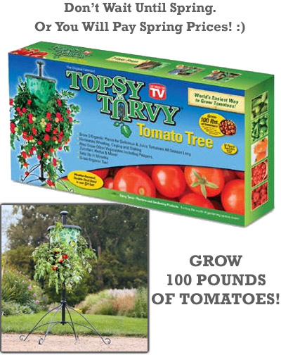 Topsy Turvy Giant Tomato Tree - As Seen on TV - THAT Daily Deal