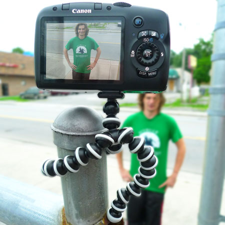 SHIPS FREE! Flexible Camera Tripod - Attaches Your Camera To almost ...