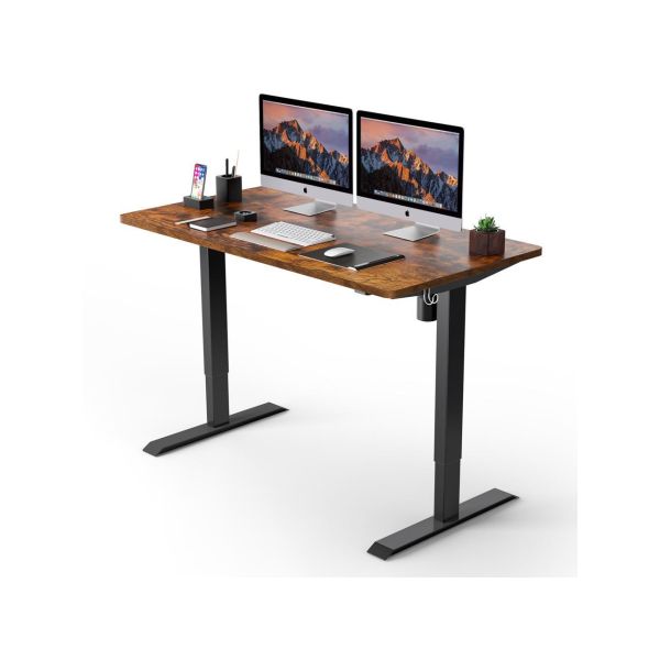Electric Adjustable Height Work Table / Desk - Go from sitting and ...