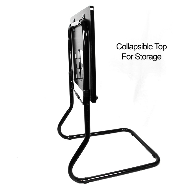Deluxe Adjustable Height & Tilt Slide Under Table Top TV Tray - SHIPS ...