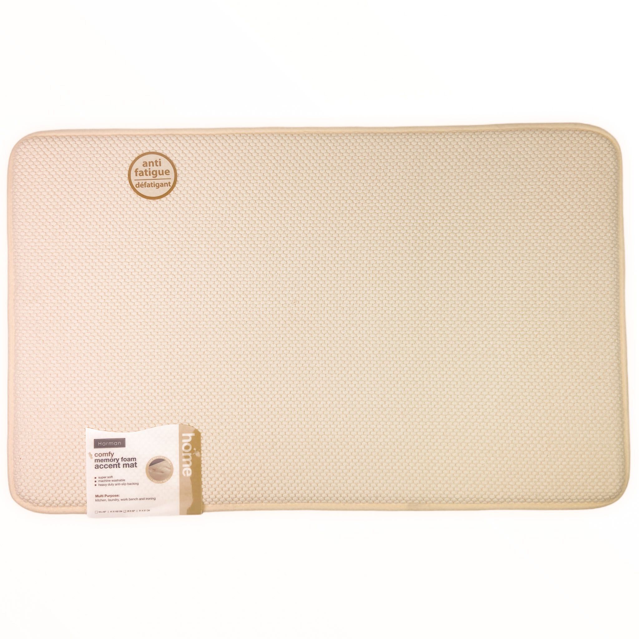 Harman Super Soft Large Size (20" x 32") Memory Foam Bathroom / Kitchen ...