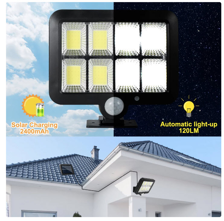 (SEE VIDEO BELOW) - Remote Panel Motion Sensor Solar Light With Remote ...